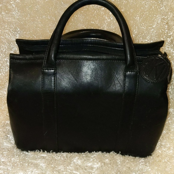 Anne Klein | Bags | Ann Klein Ii Vintage Black Leather Bag | Poshmark